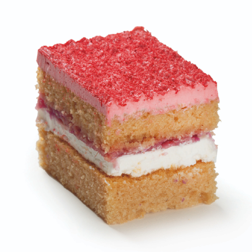 *SLAB RASPBERRY LYCHEE 70 PCE FLOURLESS VEGAN - ROSE - - Royal Foods ...